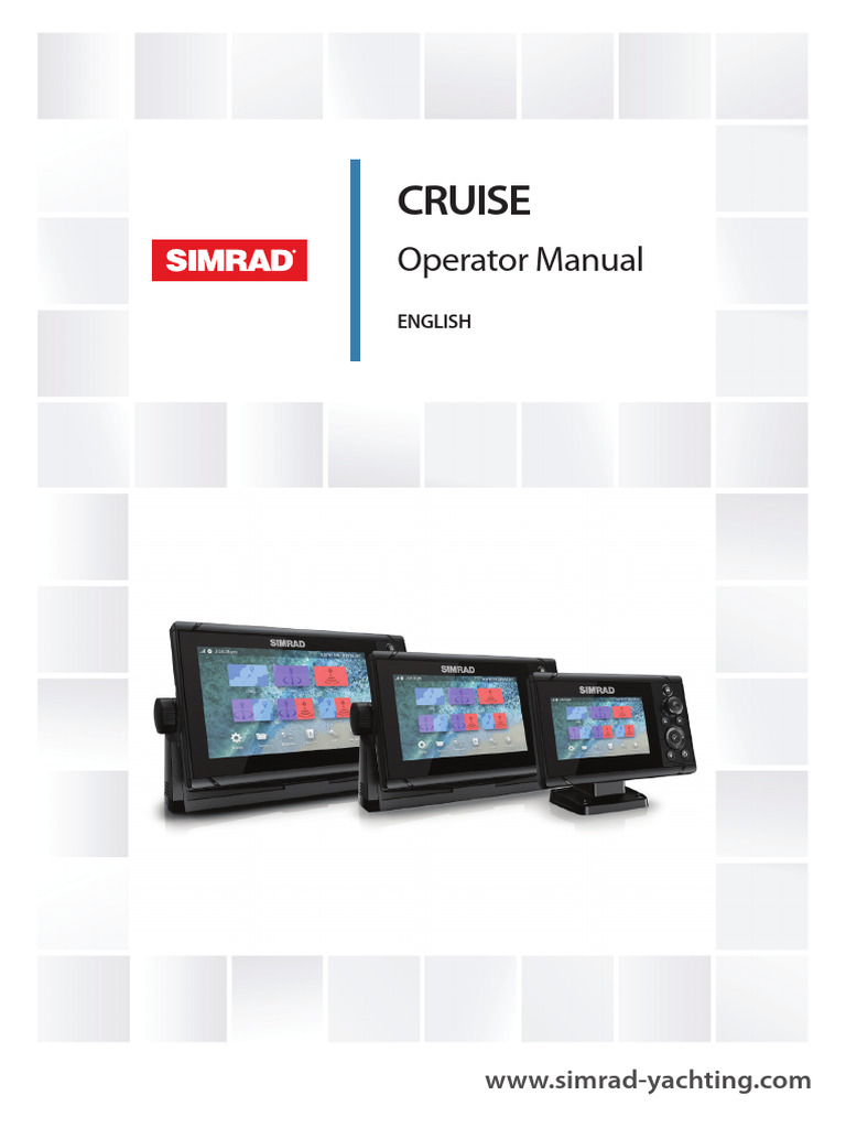 Simrad Cruise | PDF | Cursor (User Interface) | Menu (Computing)