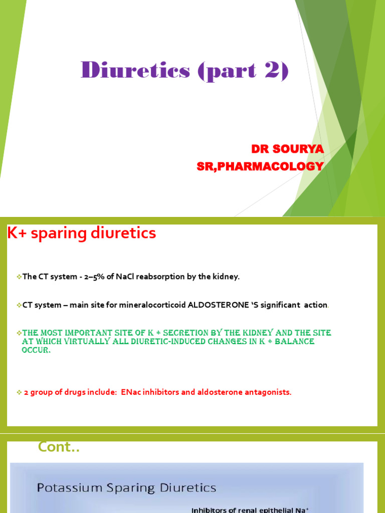 Diuretics (Part 2) | PDF | Medical Specialties | Clinical Medicine