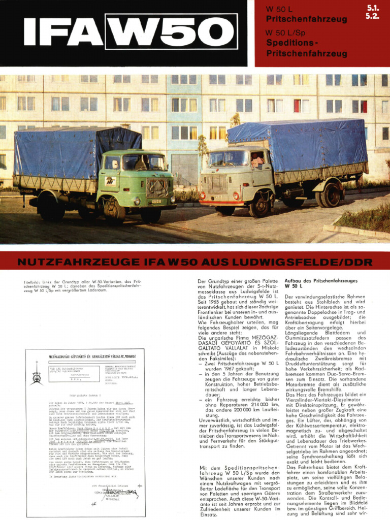 IFA W50 Brochure | PDF