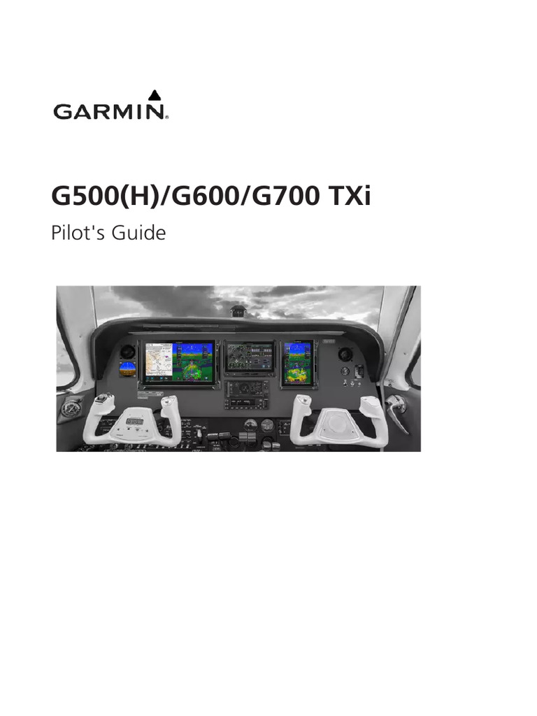Manual de instruções Garmin G600 TXi (512 páginas) | PDF