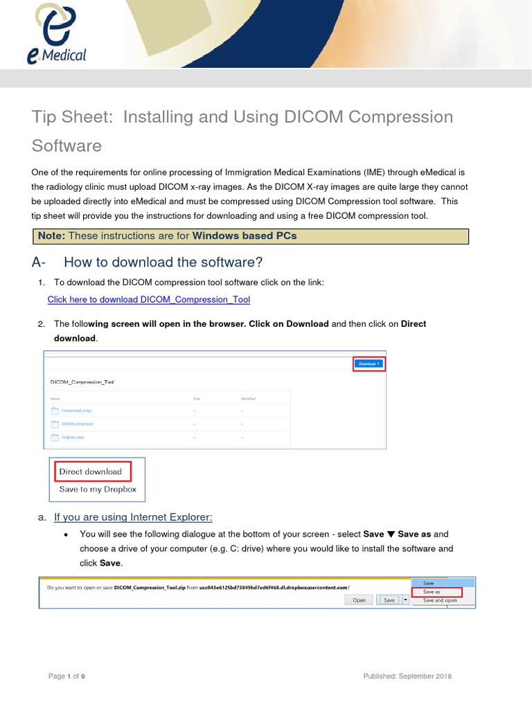 Tipsheet - Installing and Using DICOM | PDF | Computer File | Computing