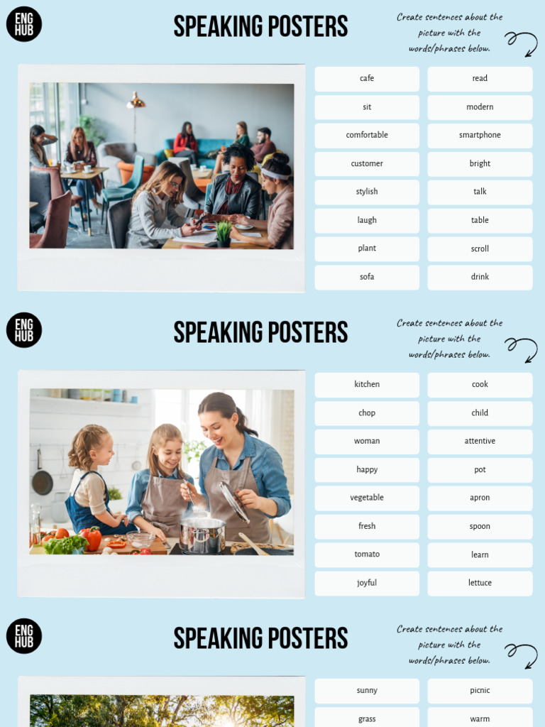 Speaking posters 3 | PDF