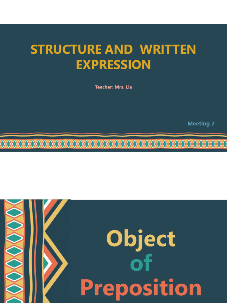 SKILL 2 & 3 (Structure Meeting 2) | PDF
