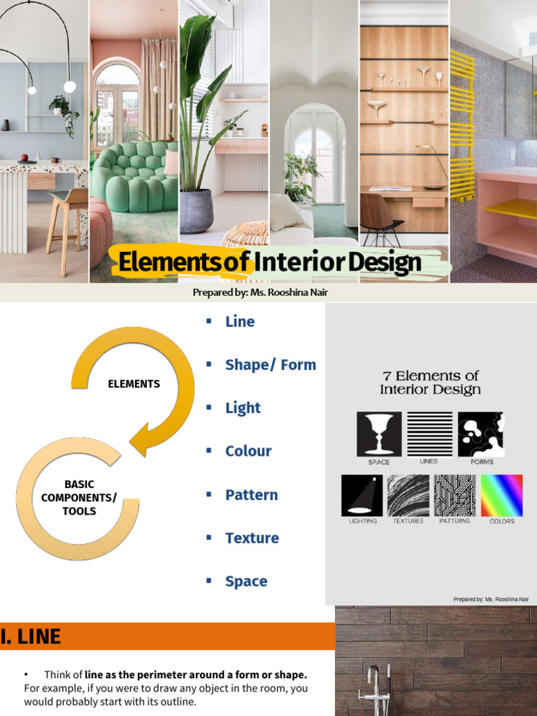 Week 1 - Presentation 1 - Elements of Interior Design | PDF | Color ...