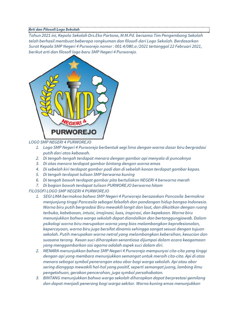 Arti dan Filosofi Logo Sekolah | PDF