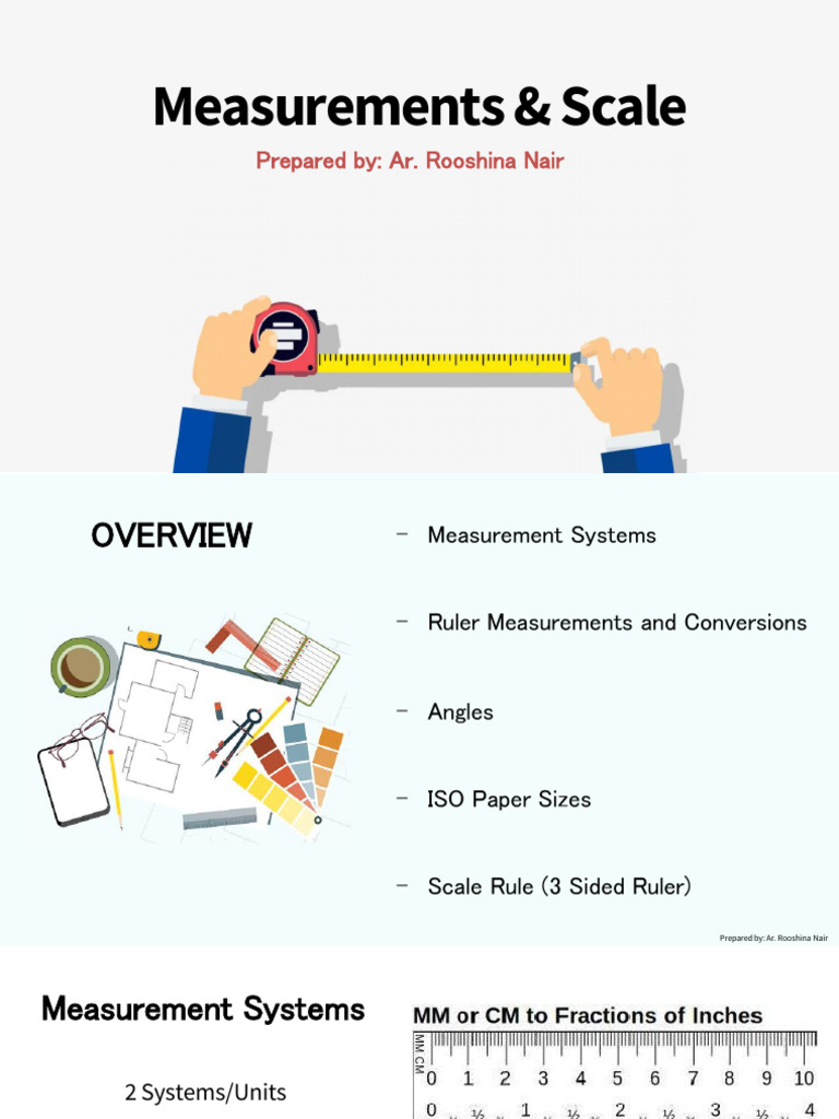 Week 4 - Presentation 7 - Measurements and Scale | PDF | Metrology