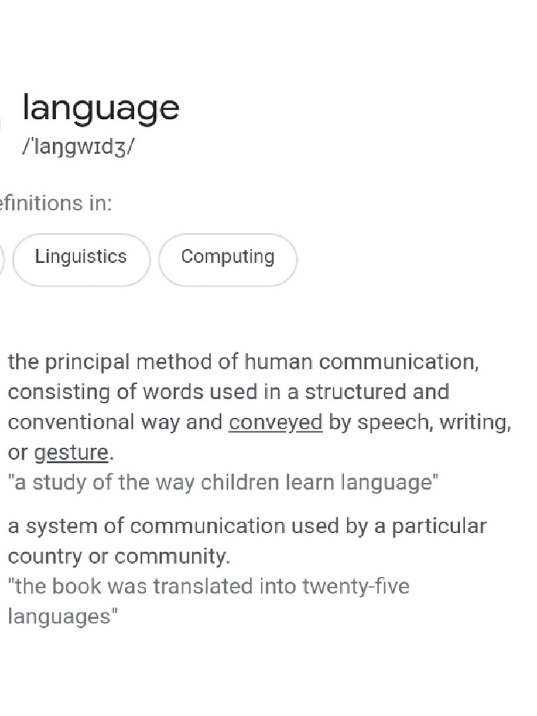Fundamentals of Linguistics Module 1 Notes | PDF