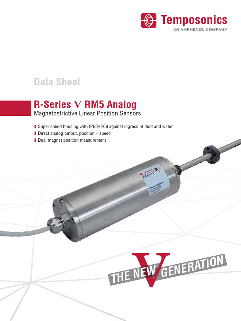 Data Sheet R-SeriesV RM5 Analog 552114 EN | PDF | Digital To Analog ...
