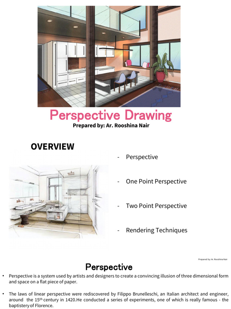 Week 11 - Presentation 9 - Perspective | PDF | Perspective (Graphical ...