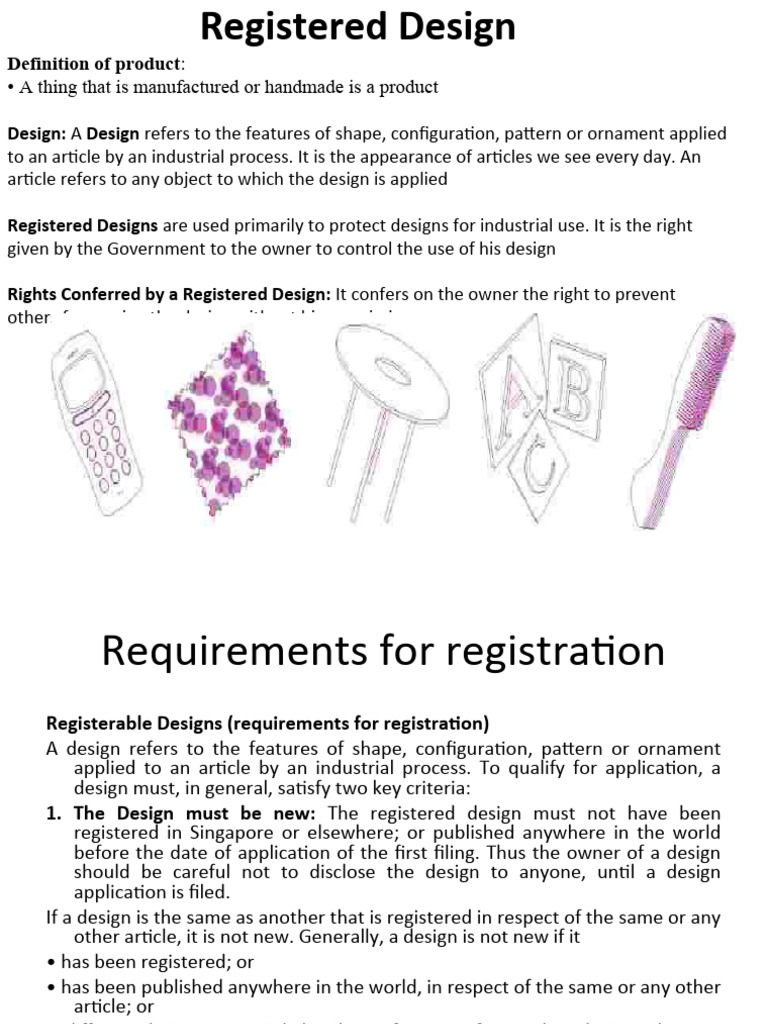Registered Design of A Product | PDF | Patent | Discounted Cash Flow