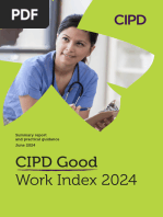CIPD Good Work Index 2025 Report | PDF | Employment | Freelancer