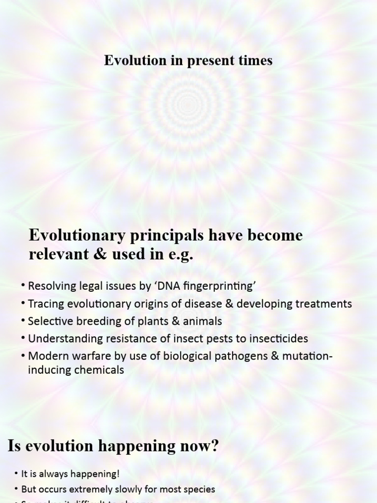 Modern Evolution: Antibiotic and Insecticide Resistance | PDF