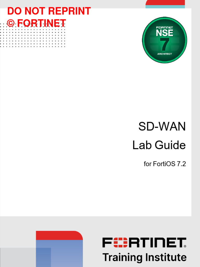 FortiOS 7.2 SD-WAN Lab Guide | PDF | Virtual Private Network ...