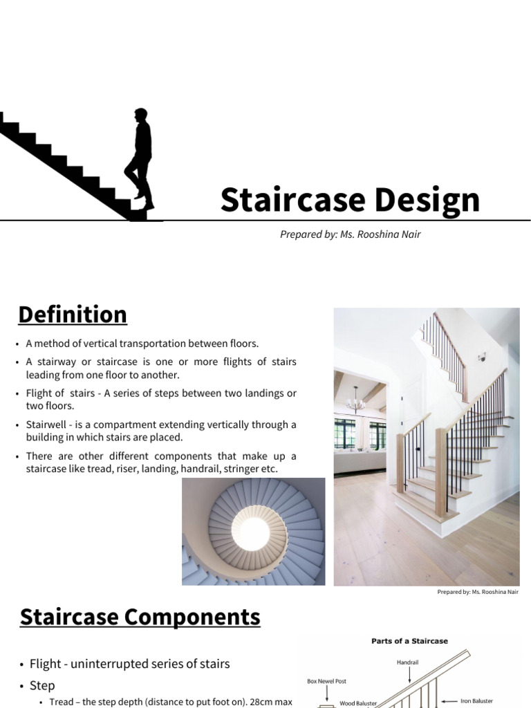 Week 20 - Presentation 20 - Stairs | PDF | Stairs | Pedestrian Infrastructure