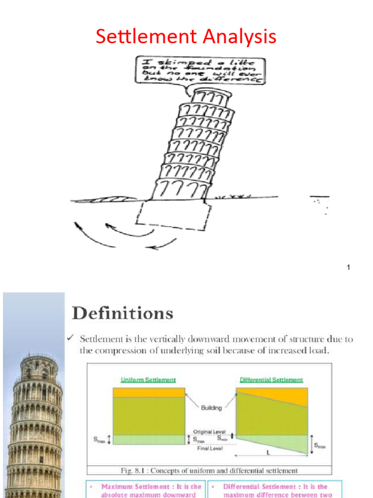Unit 3 PPT Consolidation Settelment | PDF | Materials | Natural Materials