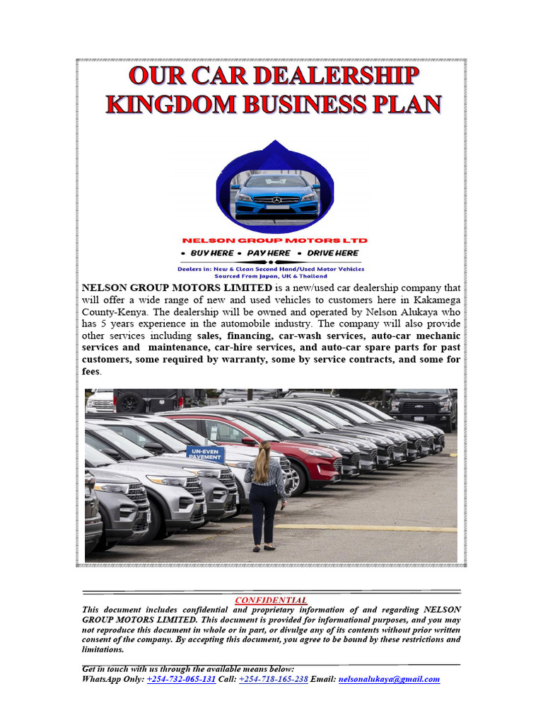 Nelson Group Motors: Kakamega Dealership | PDF | Corporate Social ...