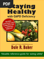 G6PD Deficiency: Foods to Avoid | PDF | Tofu | Soybean