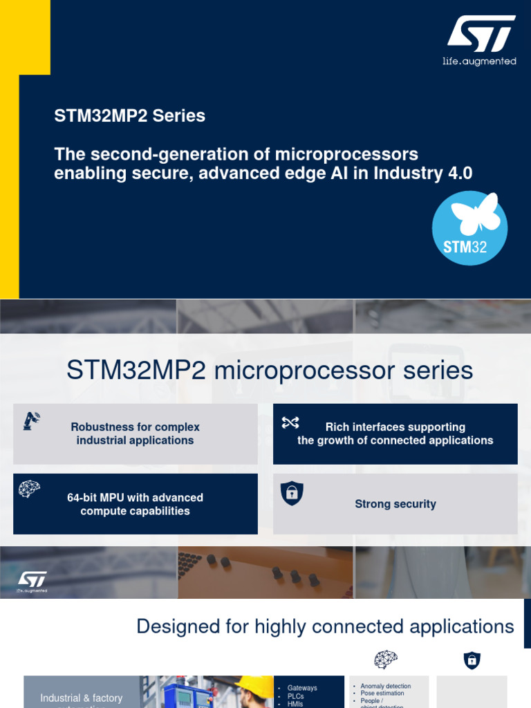 Microprocessors stm32mp2 Series Overview | PDF | Artificial Intelligence | Intelligence (AI ...