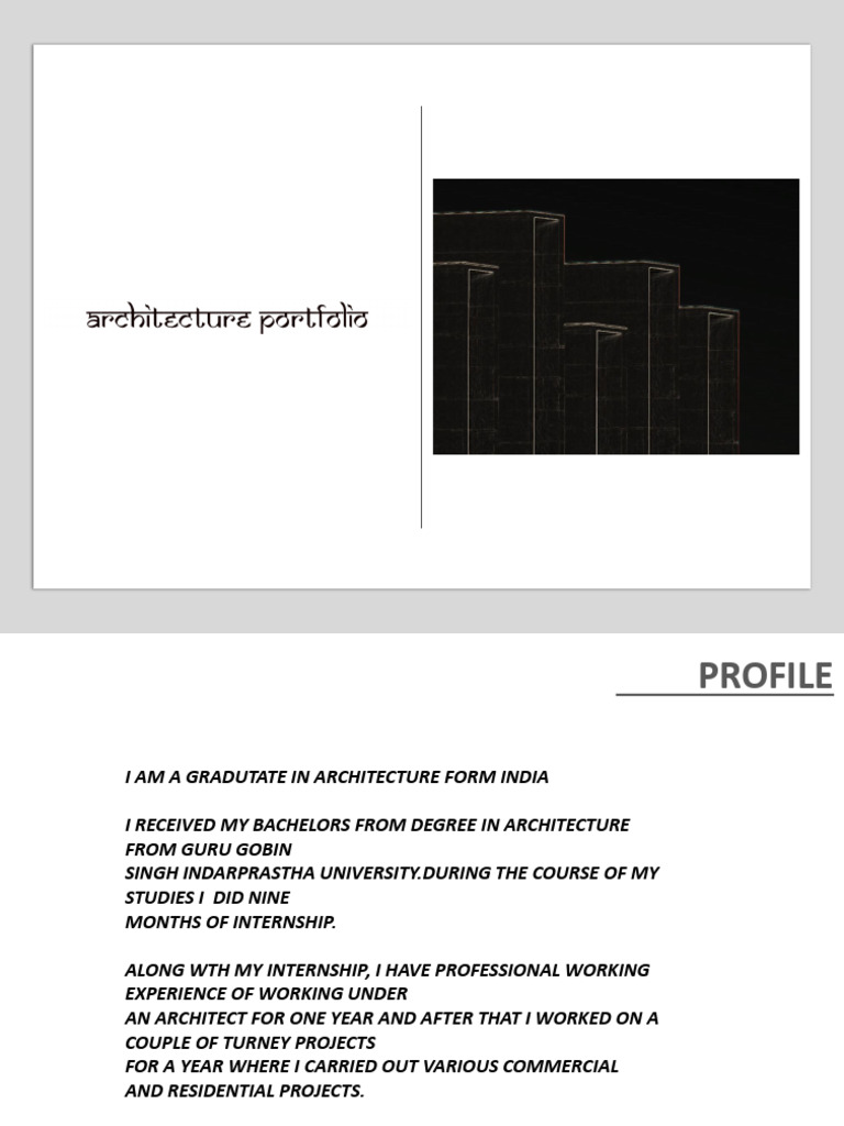 ARCHITECTURE PORTFOLIO 2 | PDF