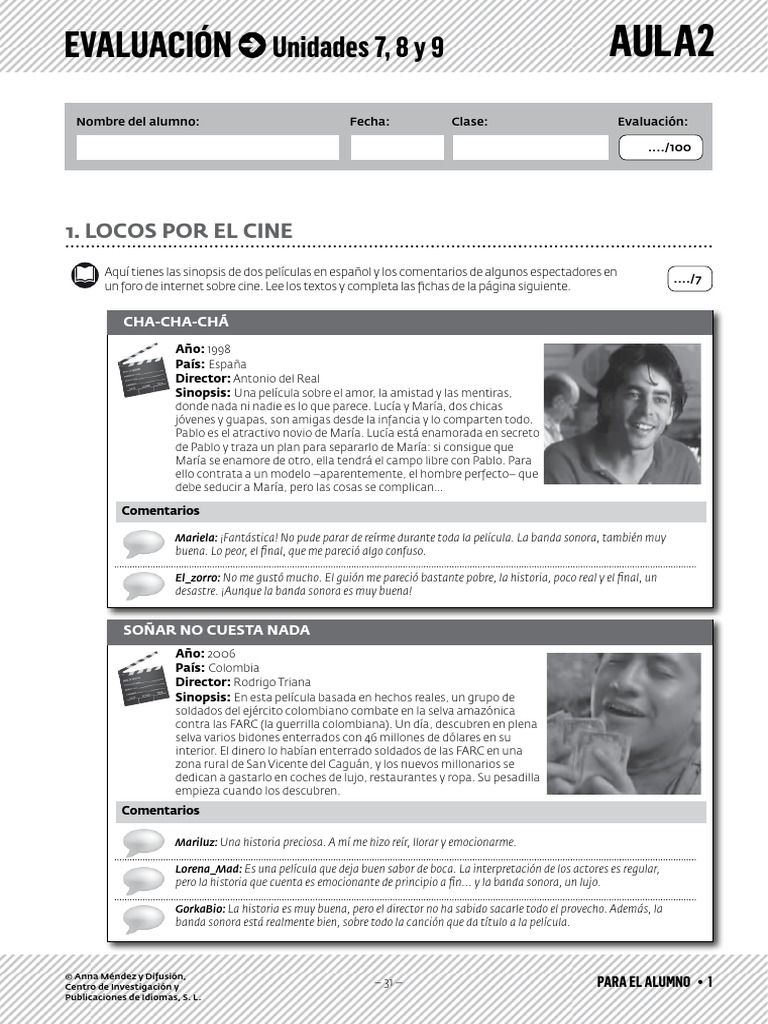 Au2 Eva U7-9 | PDF | Léxico