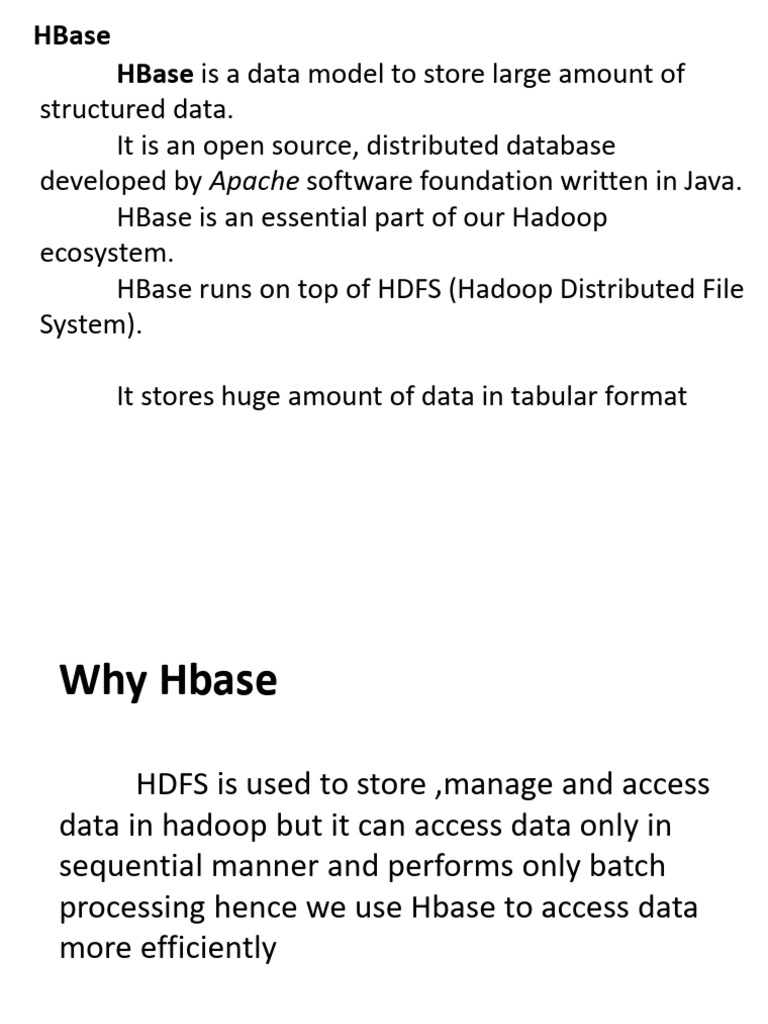 Unit 5 Hbase - Hive - Pig | PDF | Apache Hadoop | Table (Database)