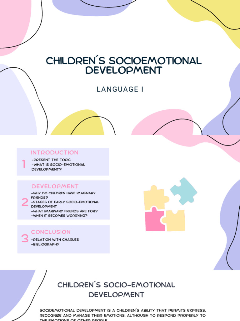 Children S Socioemotional Development Pdf Developmental Psychology
