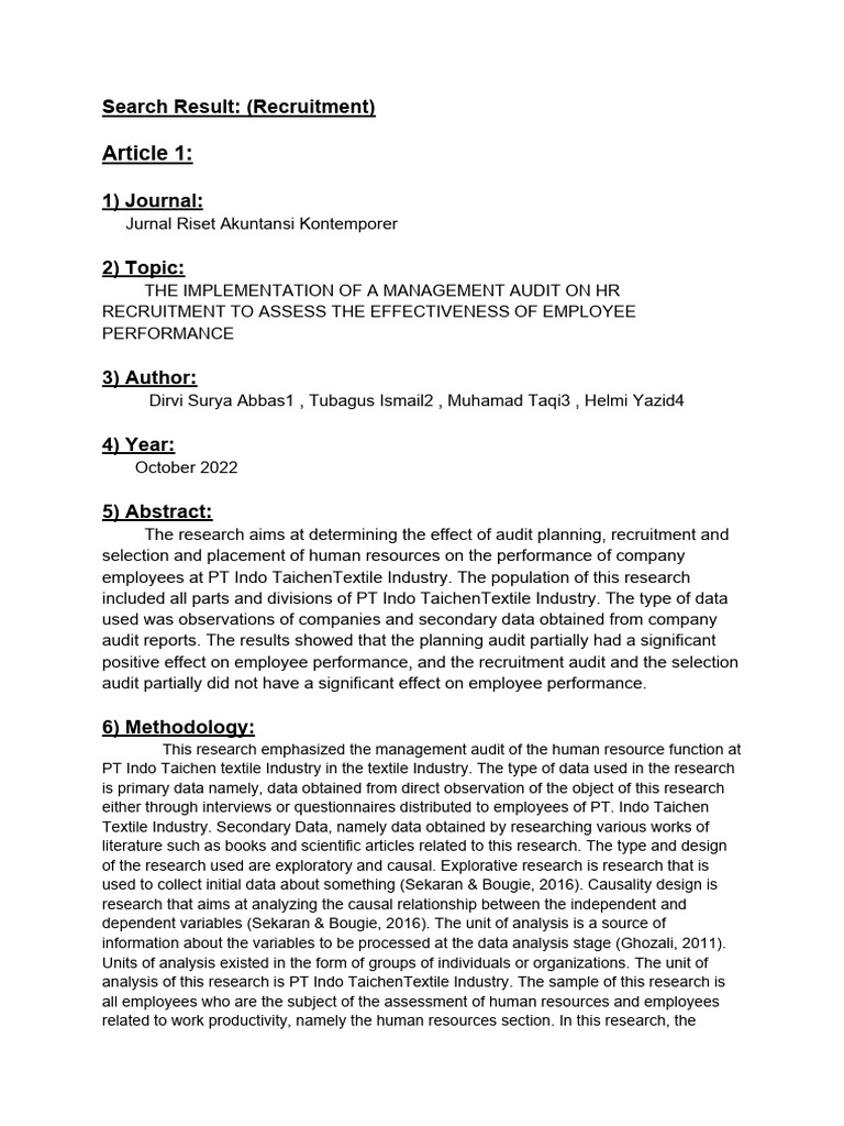 Human Resourse Management Home Task of Moshsin | PDF | Survey ...