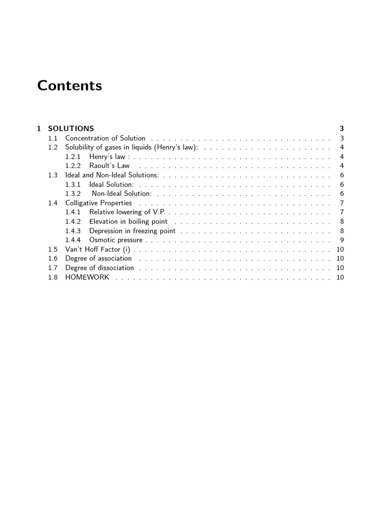 Solutions (DPP) | PDF | Phases Of Matter | Physical Sciences
