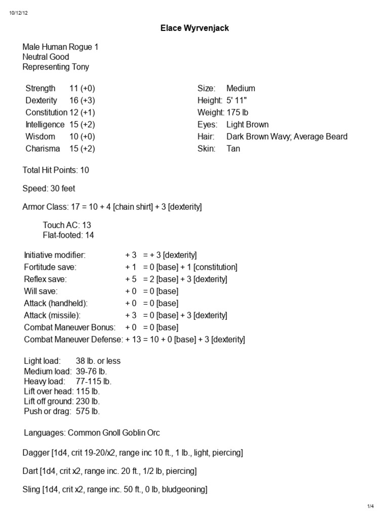 Elace Wyrvenjack | PDF