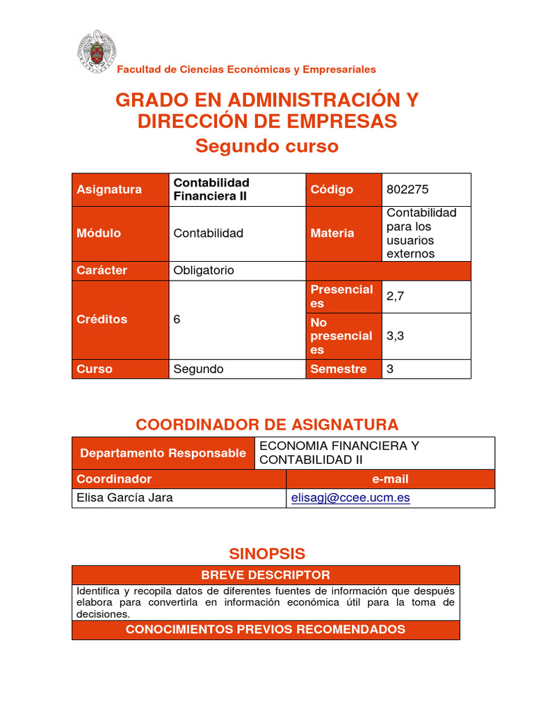 2 ADE Contabilidad Financiera II 2016-2017 | PDF | Contabilidad ...