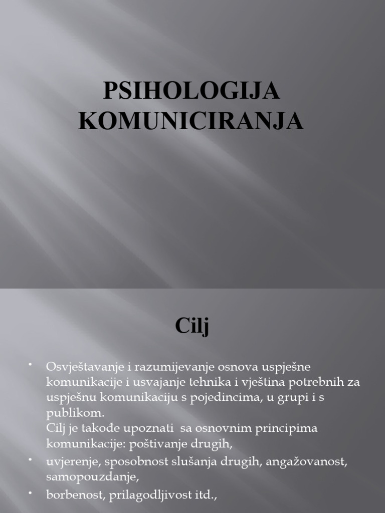 1 Definicija Cilj Razvoj | PDF