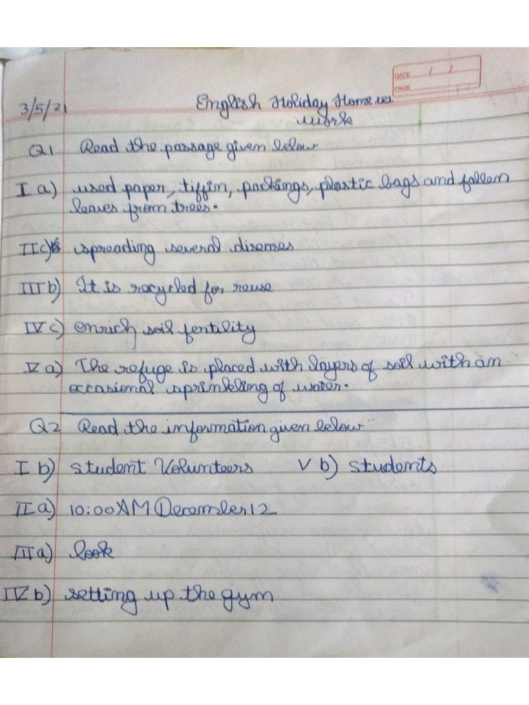 English HHW 2021 | PDF