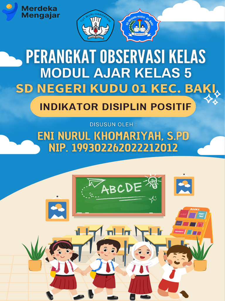 Modul Ajar MTK KLS 5 Disiplin Postif | PDF