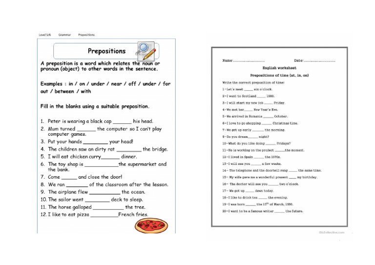 Preposition 2 | PDF