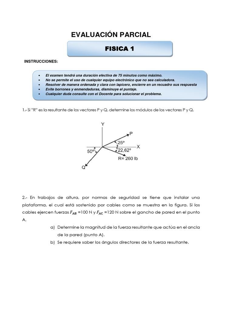 Resolución EXAPA | PDF | Vector Euclidiano | Fuerza