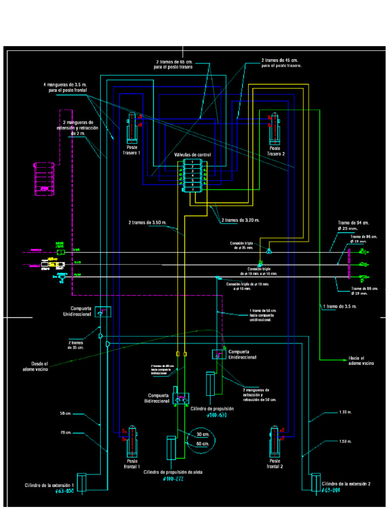 Diagrama Hidraulico Semi-Shield | PDF