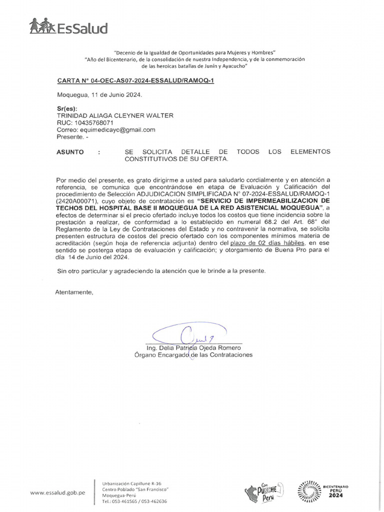 Carta #04-Oec-As07-2024-Essaludramoq-1 | PDF