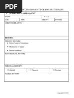 Orthopedic Physiotherapy Assessment Guide | PDF | Human Leg | Physical ...