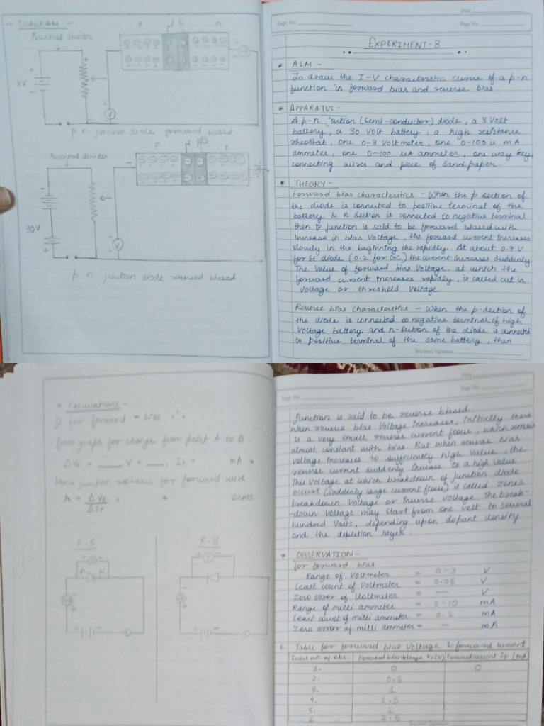 Experiment 8 Physics | PDF | Materials Science | Electrical Engineering
