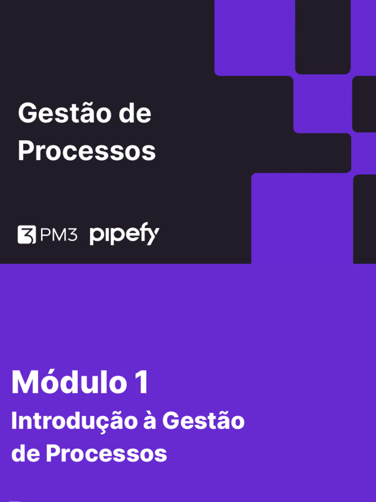 1.1 Introdu o Gest o de Processos | PDF | Gestão de processos de negócios | Business