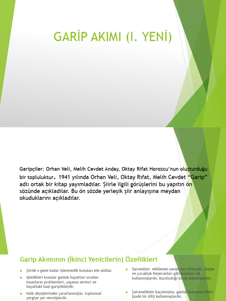 Garip Hareketi | PDF