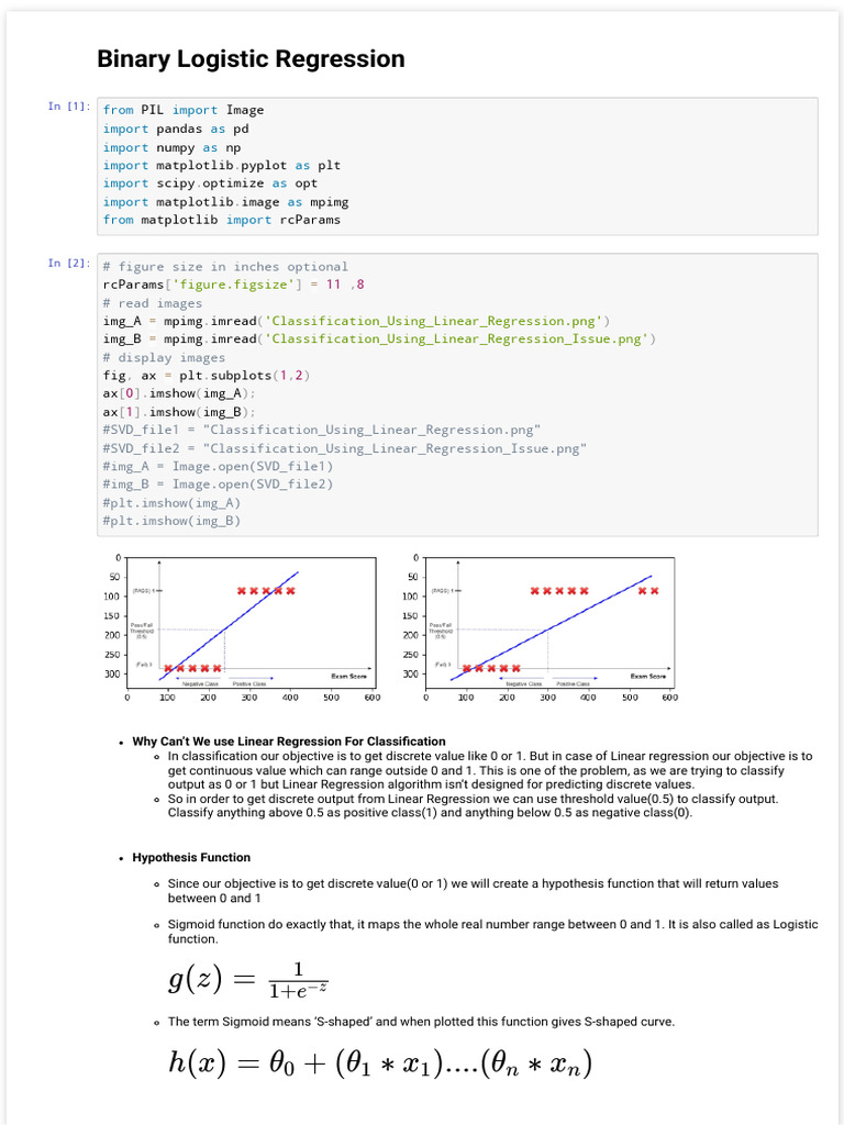 Binary Logistic Regression From Scratch | PDF | Regression Analysis ... Binary Logistic Regression From Scratch | PDF | Regression Analysis ...
