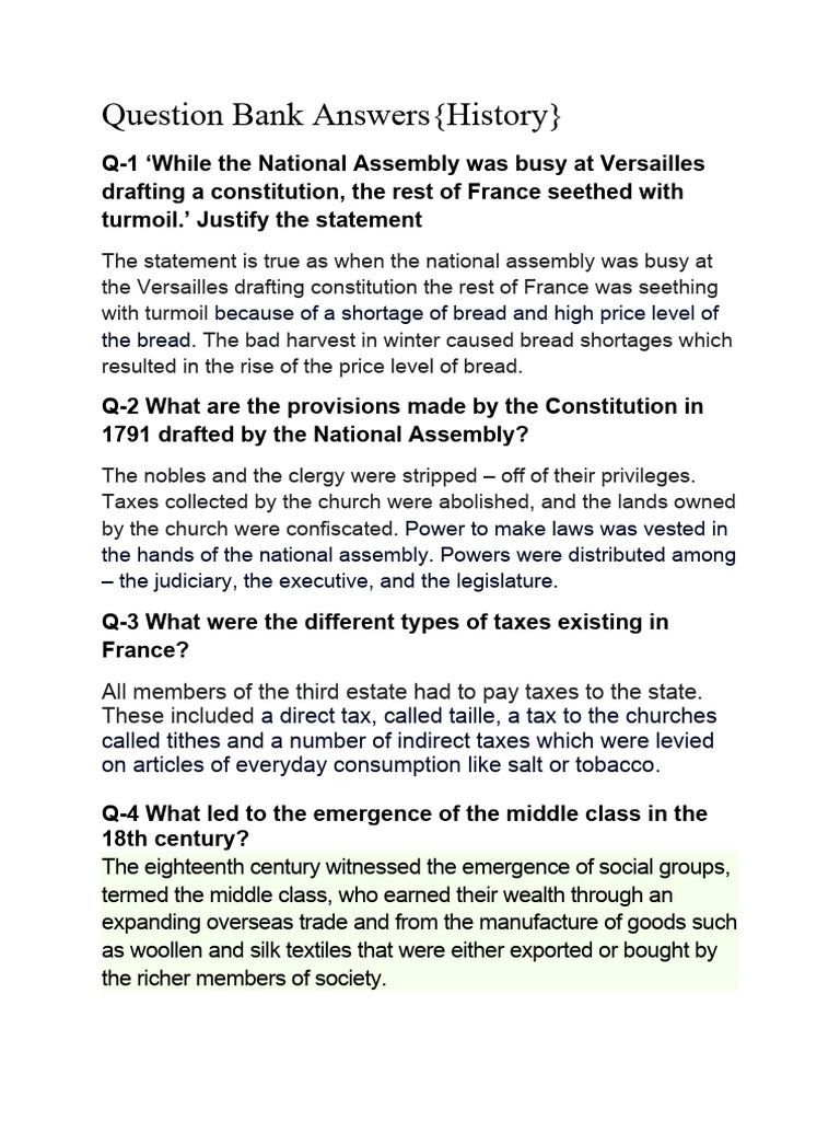 Question Bank Answers | Download Free PDF | Taxes | Economies