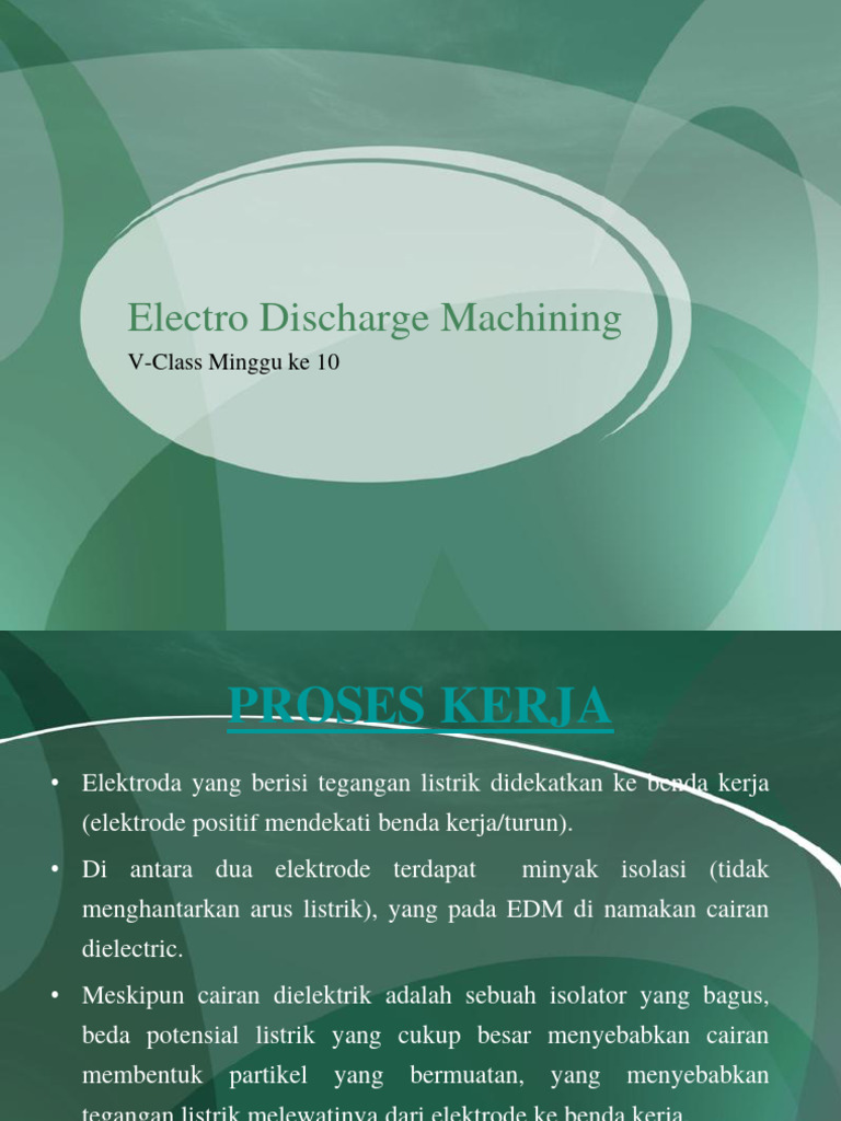 Electro Discharge Machining M10 | PDF