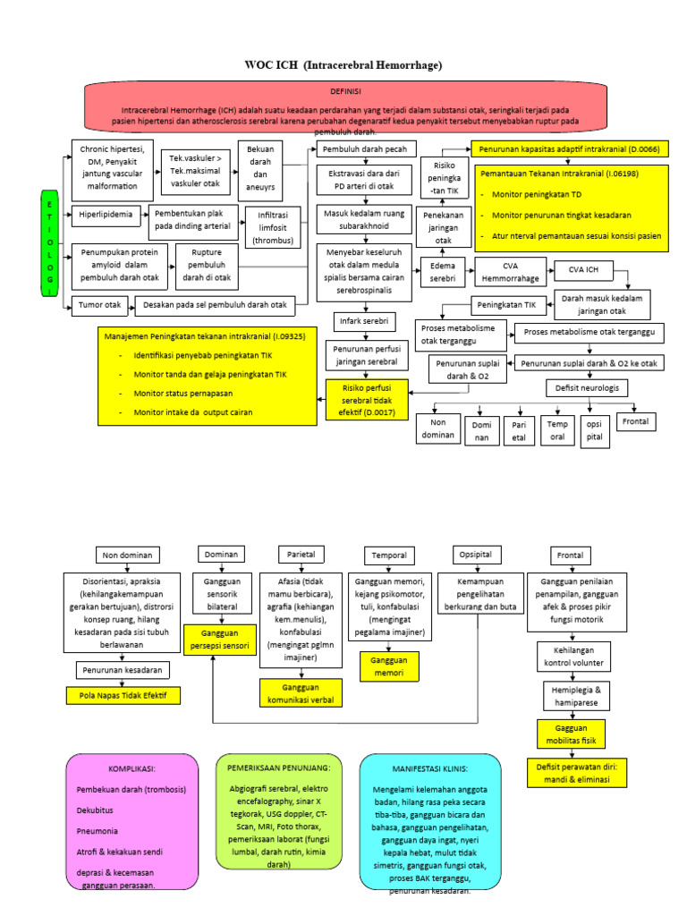 WOC ICH (Intracerebral Hemorrhage | PDF