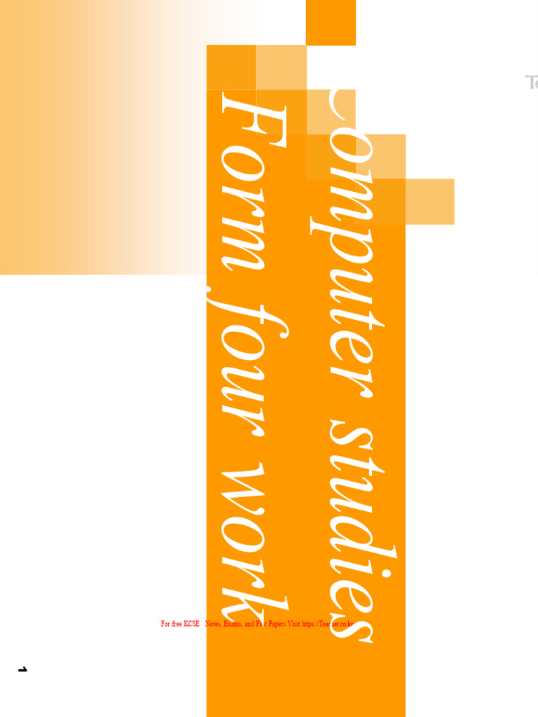 Form 4 Computer All Chapters Teacher.co .Ke | PDF | Network Topology ...