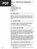 Types & Examples of Minutes of Meeting | PDF | Government