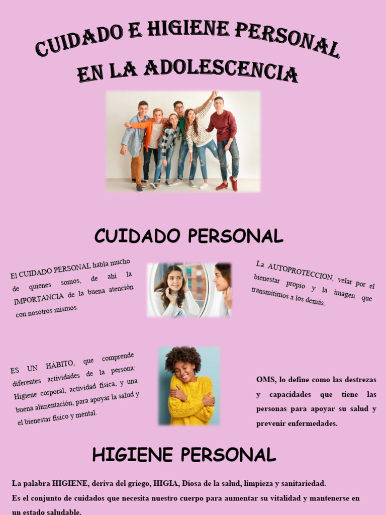 Higiene Personal en La Adolescencia | PDF | Dormir | Mente
