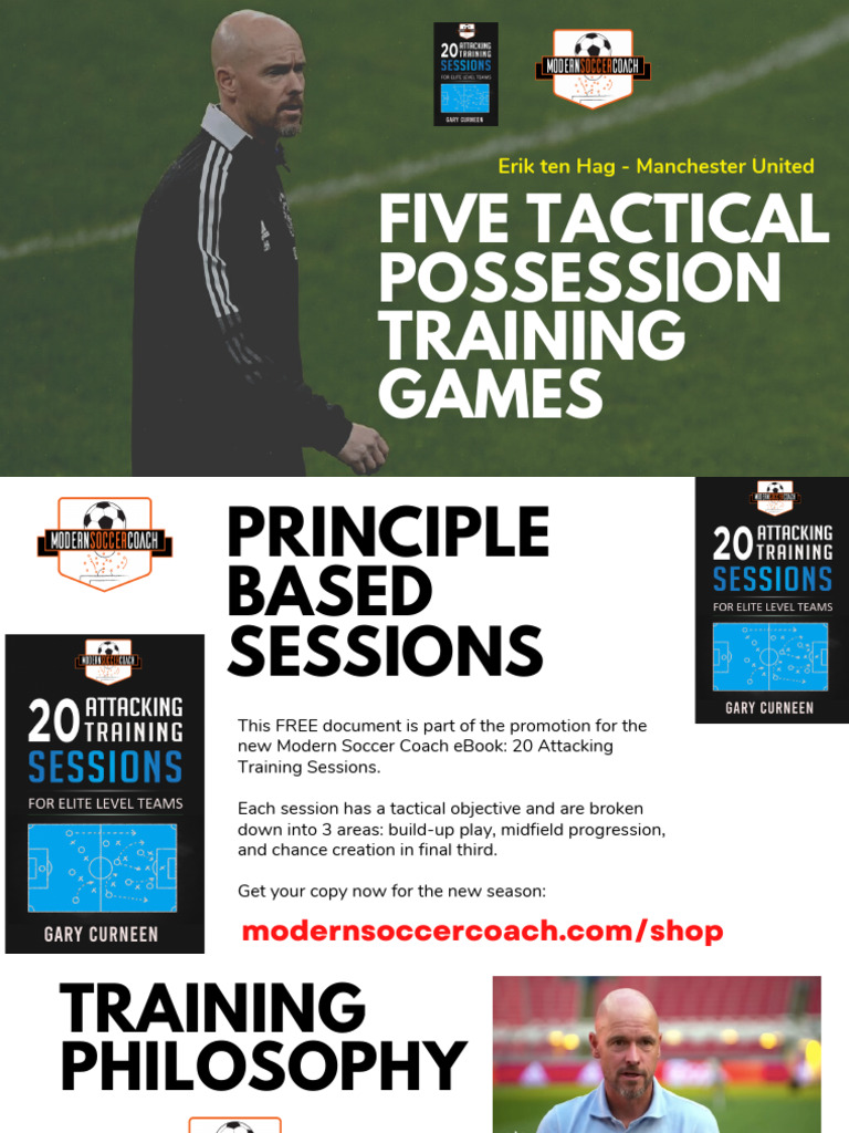 Ten Hag's Tactical Training Sessions | PDF | Sports Rules And ...