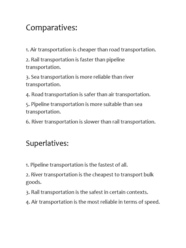 Comparatives and Superlative (Sebastian Villa & Andres Amaya) | PDF ...